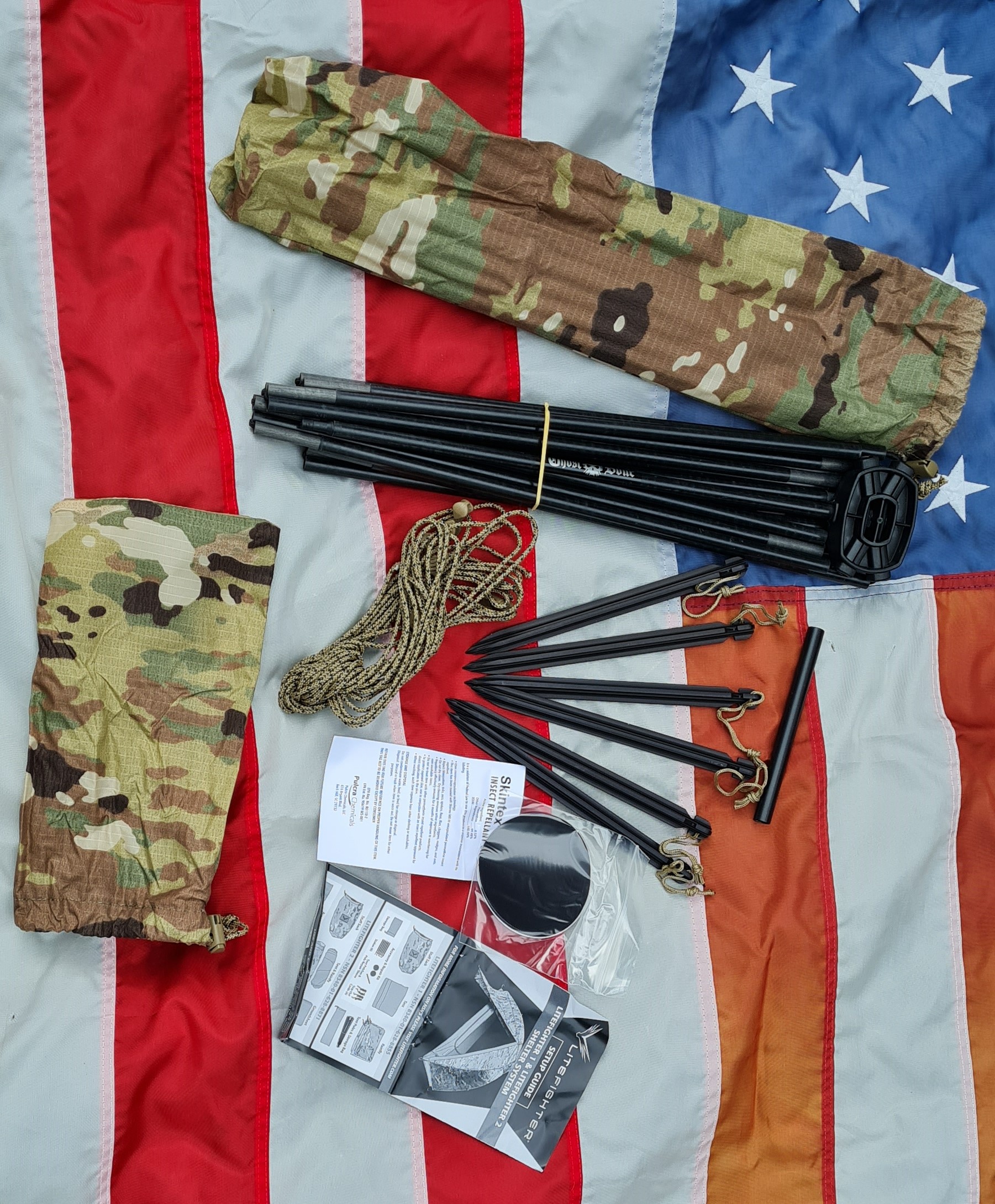 Original US Army LITEFIGHTER Zelt / Tent - BW & ARMY Shop