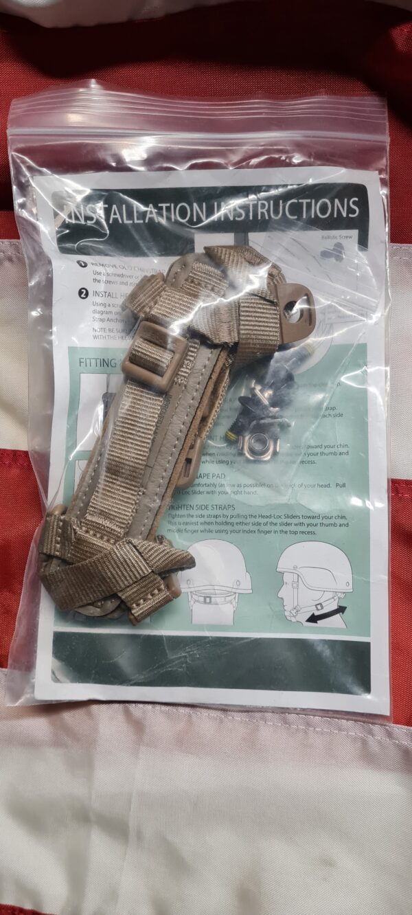 Original US Army ACH H-Nape Improved Retention System - Helmhaltesystem ...